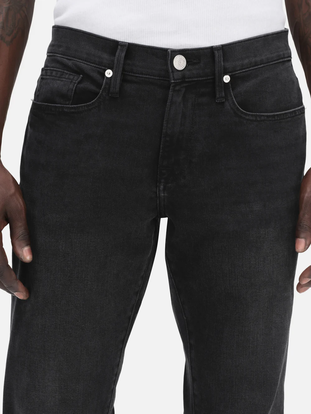 Mens Frame Denim Slim Jeans In Black – Sale Lab UK